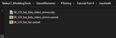 TekkenMods Beginner Modding Tutorial Part 4 Mesh Editing