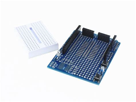Rndmfg Arduino Uno Proto Shield V With Mini Breadboard At Piece In Chennai
