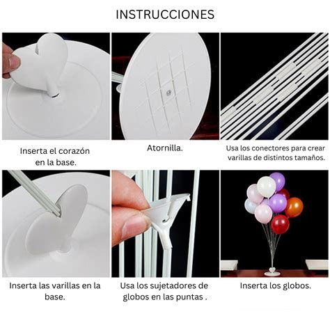 Party Maker Base Para DecoraciÓn Con Globos 11 Globos