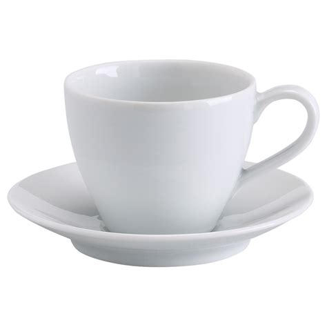 VÄrdera чашка кофейная с блюдцем белый 20 сл Ikea Latvija