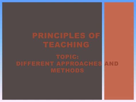 Inductive And Deductive Method Of Teaching Pptx