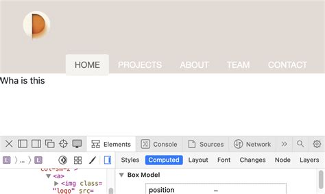 Html The Logo And Navigation Are Stack On Each Other When The Screen