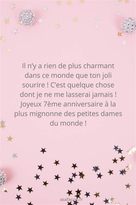 25 Textes Danniversaire De 7 Ans Pour Garçon Et Fille