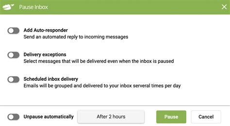 Boosting Productivity Pausing Your Gmail Inbox With Right Inbox