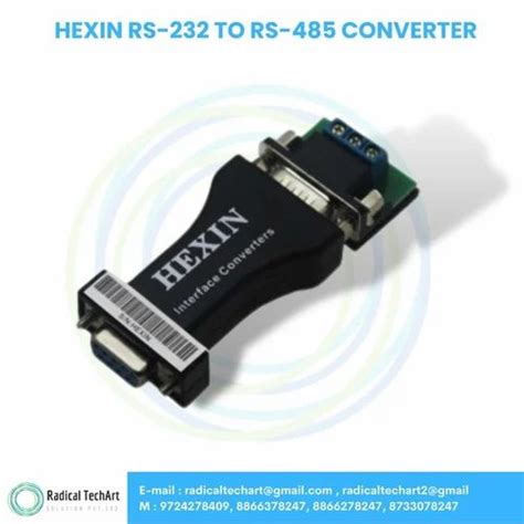 Hexin Rs232 To Rs485 Converter 87 X 33 X 17 Mm At Rs 1500 In Ahmedabad ID 22158323362