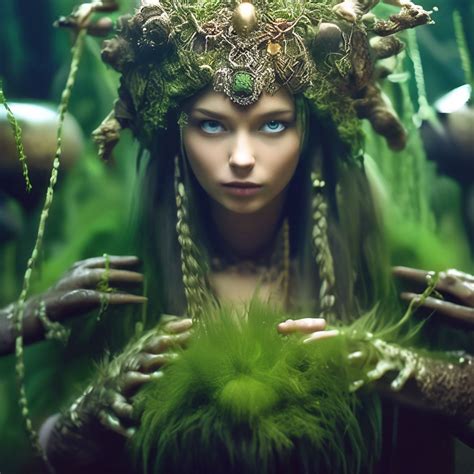 «Баба яга красивая милая … — картинка создана в Шедевруме