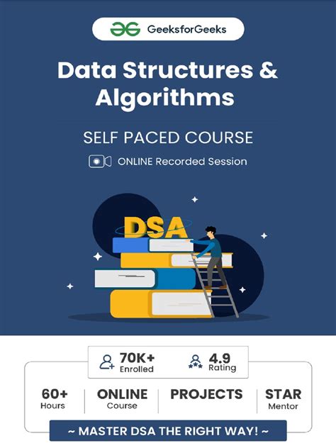 geekforgeeks dsa sp brochure pdf