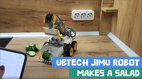 Ubtech Jimu Robot Makes A Salad Experiment And Fun Robotics