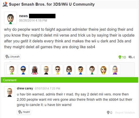 My Favorite Miiverse Post Of All Time Plus My Response From My Old Account R Miiverseinaction