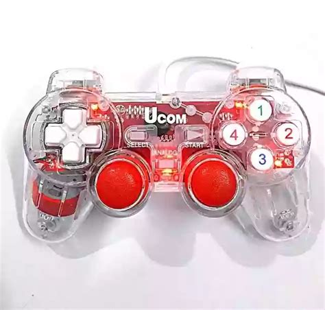 Pc Wired Controller Double Shock Vibration Ucom208 1