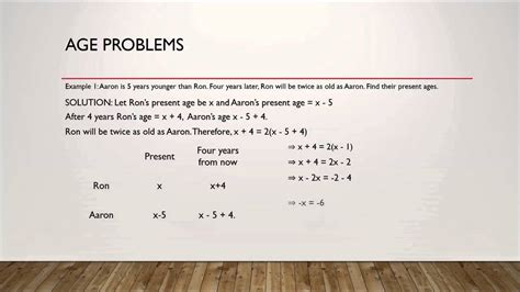 Solving Linear Equations Word Problems Youtube ʕu ᴥu ʔ linear equation word problem