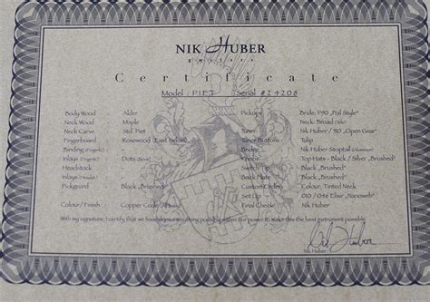 Nik Huber Piet Custom Copper Station Music