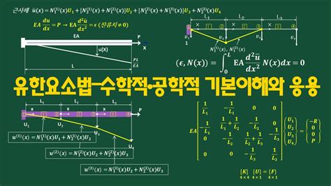 유한요소법의 수학적공학적 기본 이해와 응용 Youtube