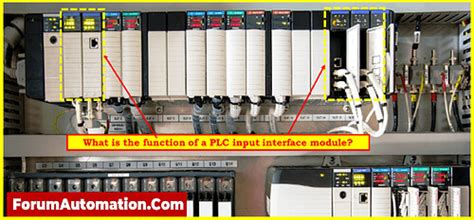 What Is The Function Of A PLC Input Interface Module PLC Programmable Logic Controllers