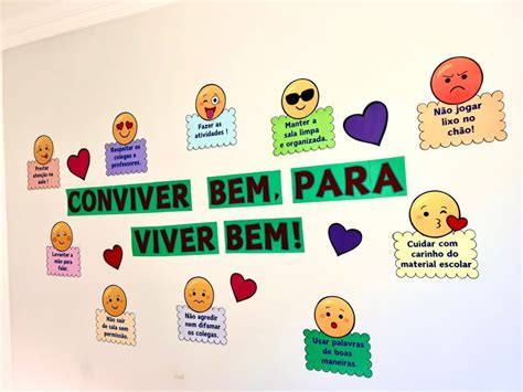 Mural Da Boa Convivência Sua Loja De Atividades Pedagógicas Prof