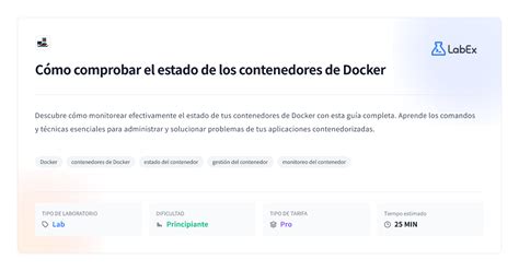 Verificar Estado Contenedores Docker Guía Completa Labex