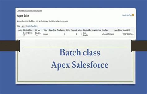 How To Write A Schedulable Batch Apex In Salesforce Salesforce