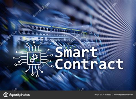 Smart Contract Blockchain Technology Modern Business Stock Photo By Funtap 203975652