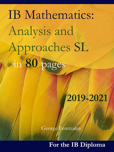 Ib Mathematics Analysis And Approaches Standard Level Mathematics