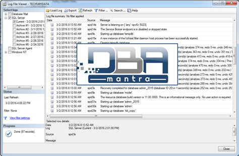 All About Sql Server Error Logs Dba Mantra