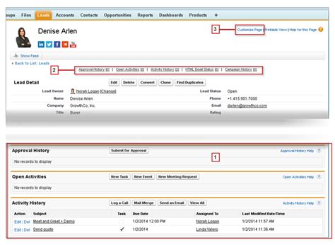 Work With Related Lists On Records In Salesforce Classic