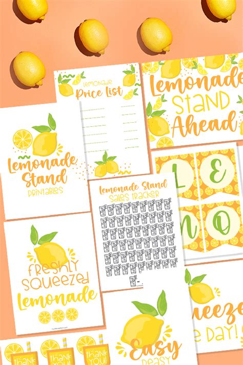 Free Printable Lemonade Stand Signs Fun Money Mom