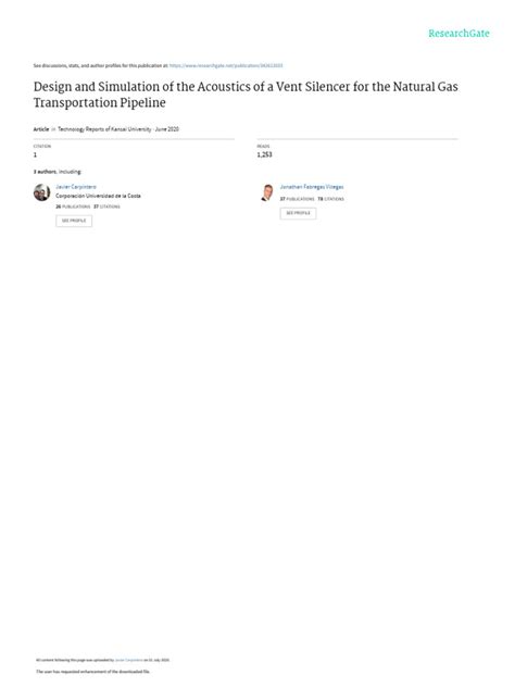Design And Simulation Of The Acoustics Of A Vent Silencer For The