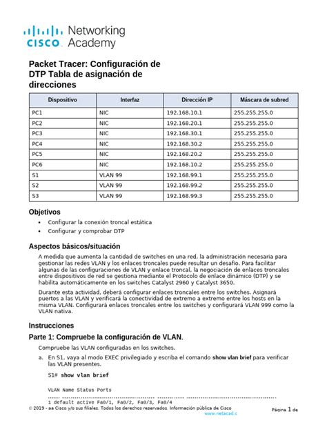 3 5 5 Packet Tracer Configure Dtp Es Xl Pdf