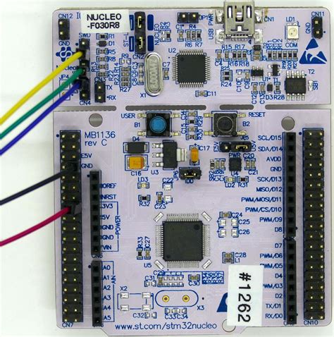 st nucleo f030r8 segger wiki