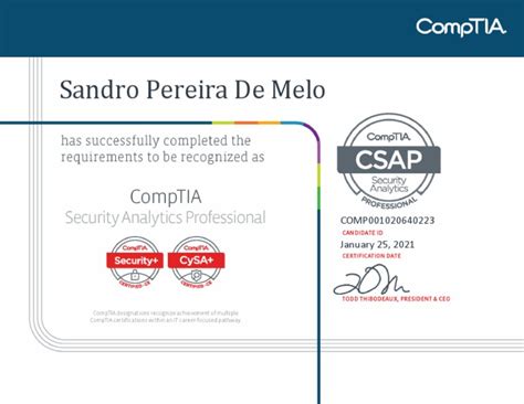 Comptia Security Analytics Professional Csap Pdf Pdf