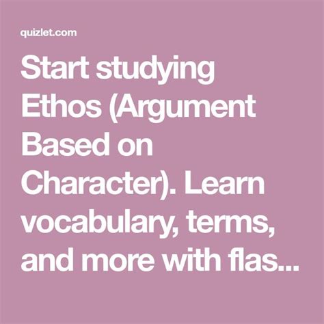 Understanding Ethos The Power Of Character In Argument