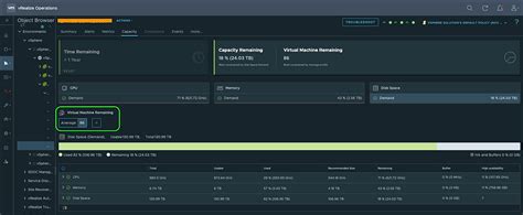 vrops how many more vms will fit in a cluster
