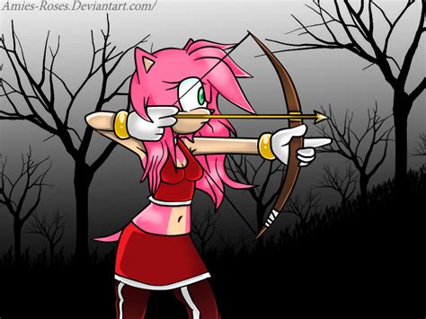 Future Amy Rose Bow And Arrows~ By Icefatal On Deviantart