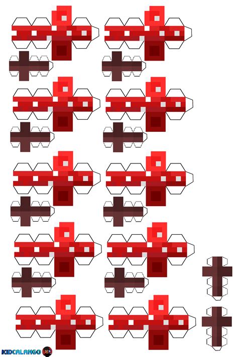 Papercraft Mini Dirt Papercraft Classic Pixel The Concept OFF