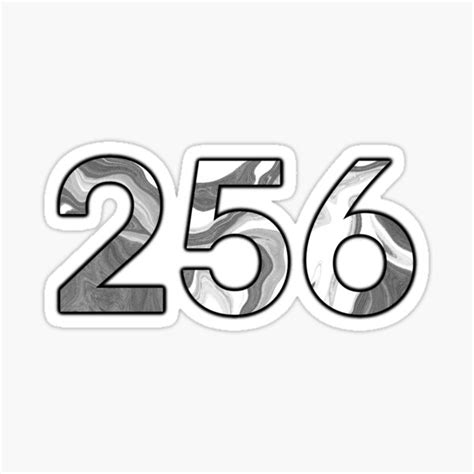 256 Area Code Sticker For Sale By Shopsanguine Redbubble