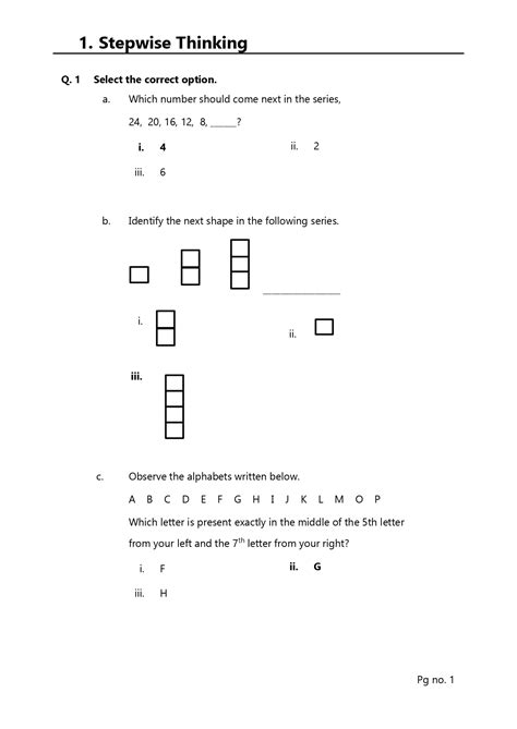 computer step wise thinking n b and w b ex