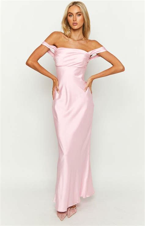 Light Pink Maxi Dress Maxi Dress Formal Satin Prom Dress Shop Maxi