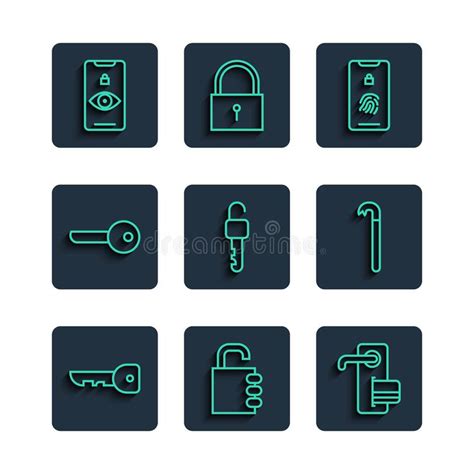 Set Line Key Safe Combination Lock Digital Door Mobile With Fingerprint Scan Unlocked Key