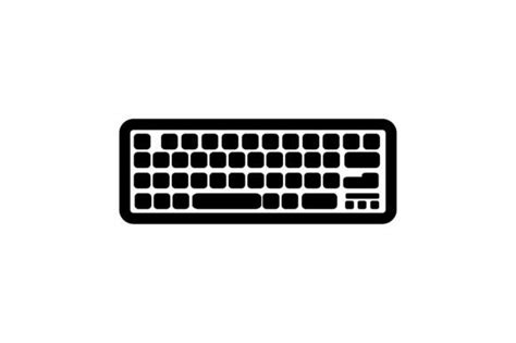 Computer Typing Keyboard Icon Graphic By Prosanjit · Creative Fabrica