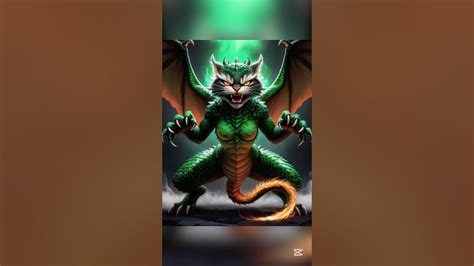 The Lost Dragon Kitty Cute Kitty Transformed Into Dragon Kittty