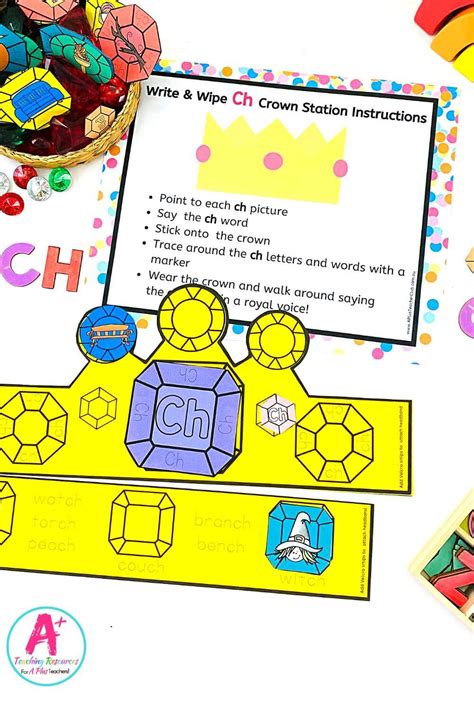 Ch Digraph Activities A Plus Teacher Club