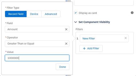 Add Visibility Rules For Dynamic Pages Salesforce Trailhead