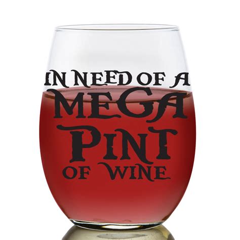 Mega Pint Of Wine Glass Megapint Johnny Depp Glass Cup Hearsay Etsy New Zealand