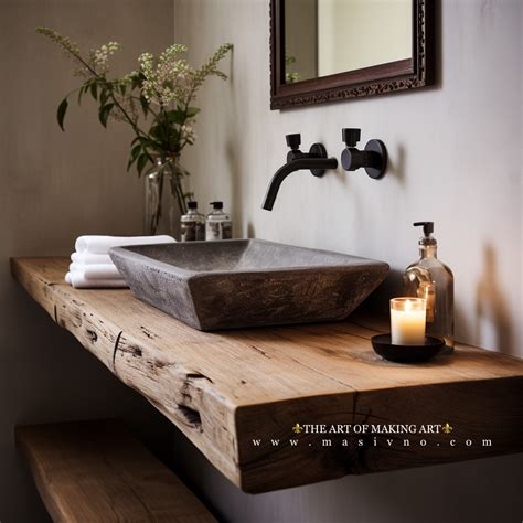 Масивен плот за баня от естествено дърво 】от Масивно ≫ Уникати от дърво≫