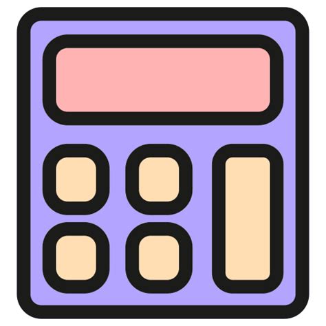 Calculator Generic Outline Color Icon