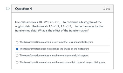A Construct A Histogram Of The Data Based On The Chegg Com
