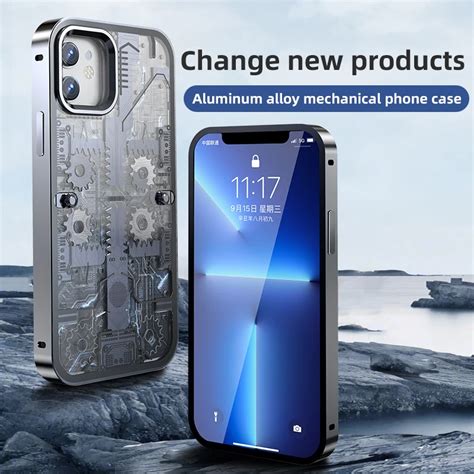 Luxury Metal Camera Protection Phone Case Own Design For Iphone 14 Pro