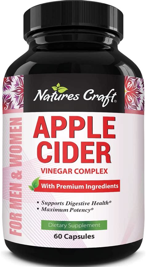 Apple Cider Vinegar Pills Weight Loss 1000 Mg Per Serving Extra