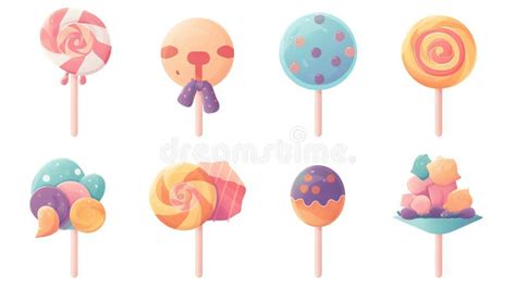 Lollipops Shapes Stock Illustrations 603 Lollipops Shapes Stock