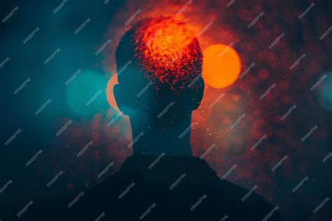 Premium Photo Thermal Heatmap And Grain Texture Retro Gradient Background